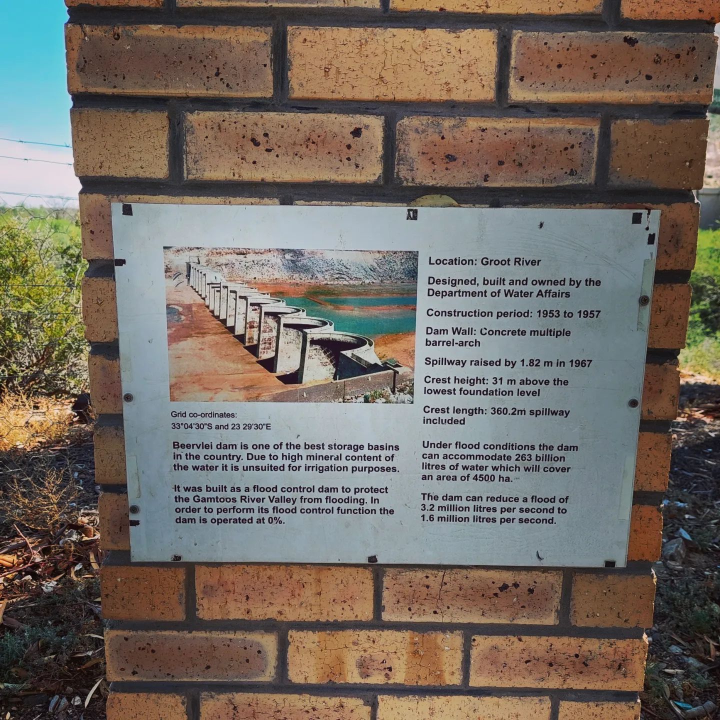 The Beervlei Dam – Traveling again? Galavanting with Kathryn Costello
