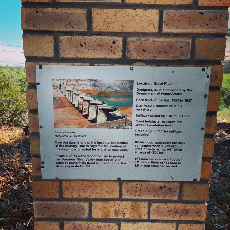 The Beervlei Dam – Traveling again? Galavanting with Kathryn Costello